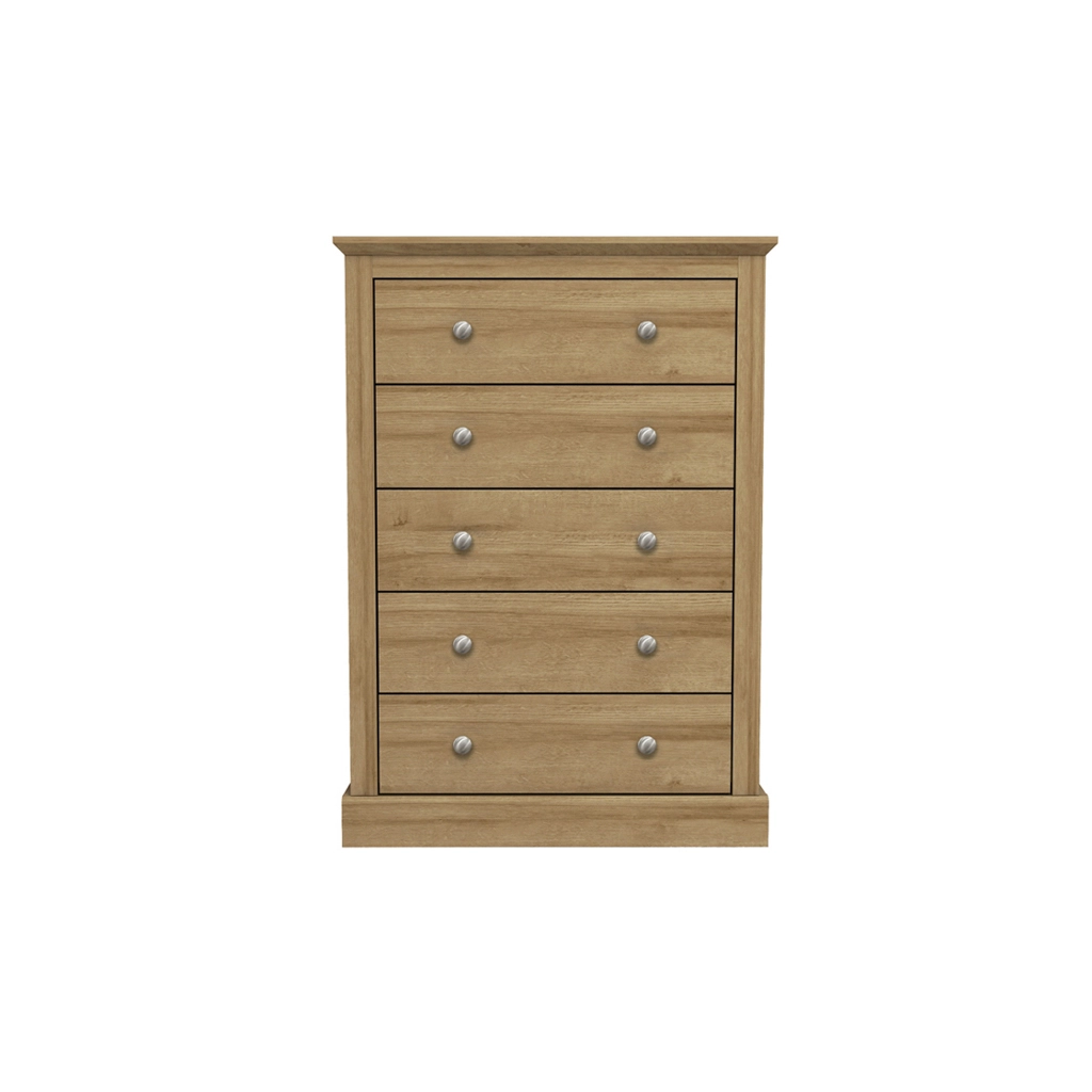 Devon Oak Chest of Drawers - LPD