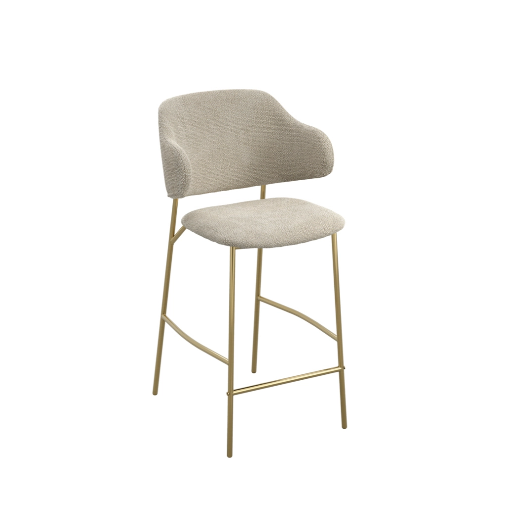 Dorchester Wheat and Gold Counter Stool - LPD